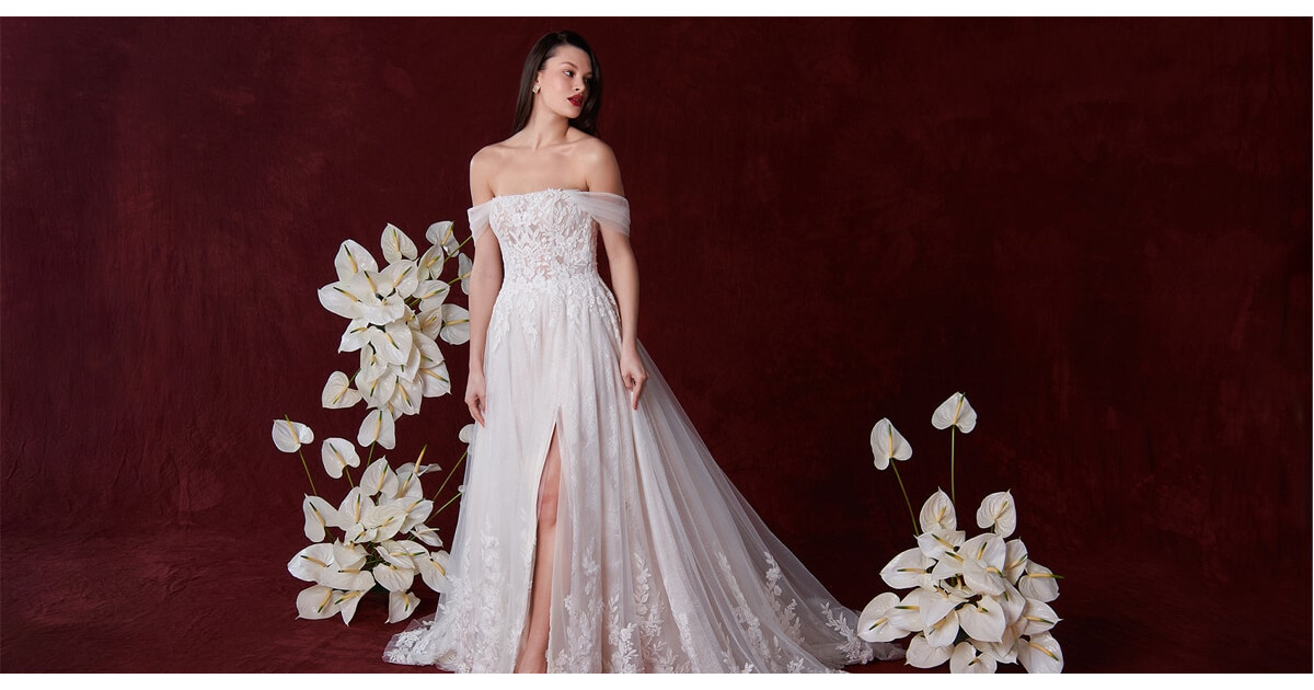 Abito da sposa, Collezione Justin Alexander, Scollatura dritta